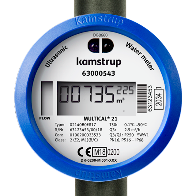 Kamstrup flowIQ® 2101 / MULTICAL® 21 ultrasonic water meter – Stockshed ...